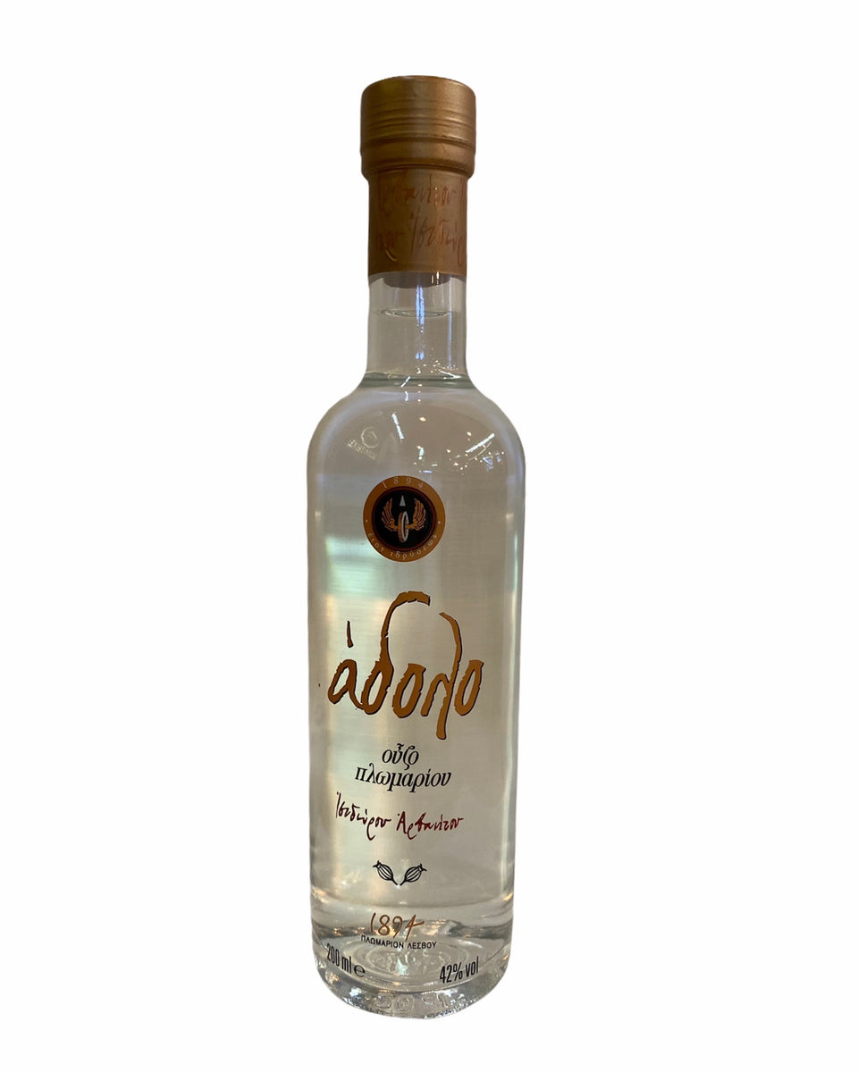 Ouzo Plomari Adolo Isidoros Arvanitis 200ml 42% Vol – Anna Panteras ...